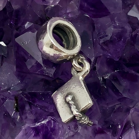Pandora | Jewelry | Authentic Pandora Sterling Silver Graduation Cap ...